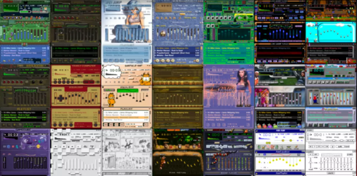 Bild №2 - Link des Tages: Museum des virtuellen Skins für Winamp