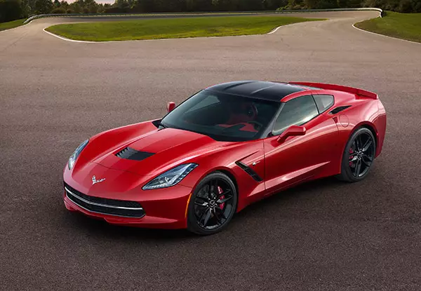 Corvette Stingray - Powerful and film-made sports car from the near future