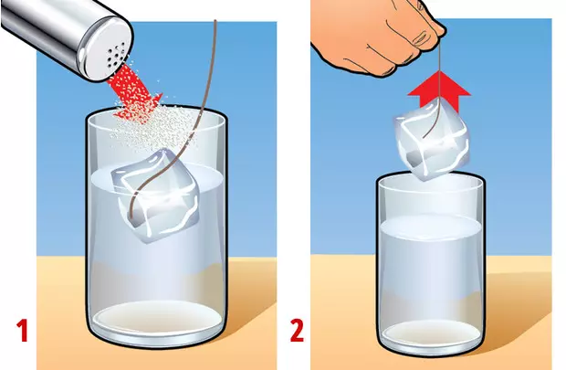 Litrato №1 - Klasikong Punoan sa Ice Cube gikan sa Cocktail