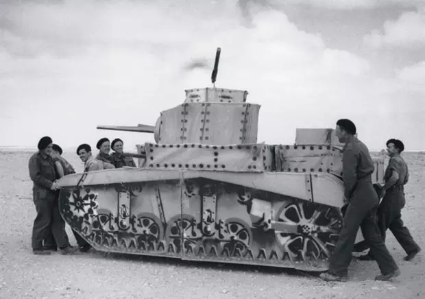 Tanklay-out, Wereldoorlog II