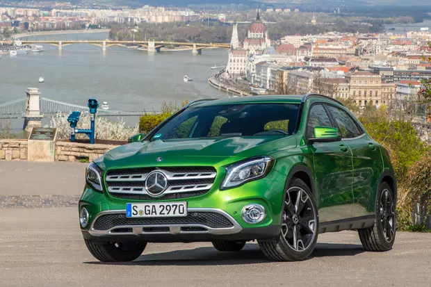 Լուսանկար №1 - Ես այնտեղ եմ բարձրանում Mercedes Gla- ի վրա, որտեղ անհնար է