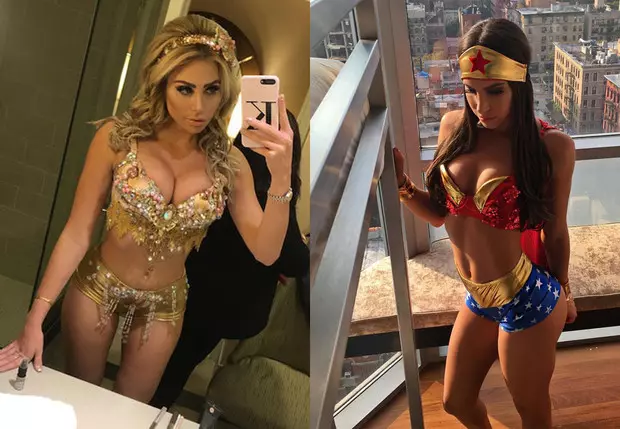 Foto número 1 - Los trajes más francos de Hollywood Stars en Halloween. Parte II.