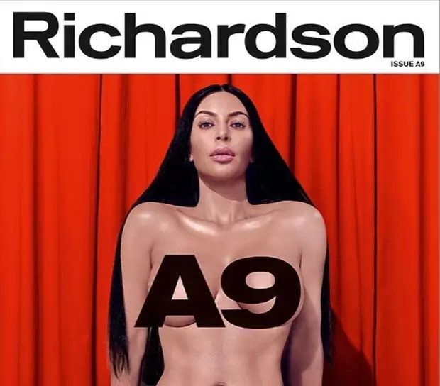 Foto №1 - Kim Kardashian membintangi telanjang untuk sampul majalah erotis