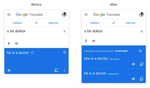 Foto Número 2 - Google traducirá a mesma frase de diferentes xeitos para homes e mulleres