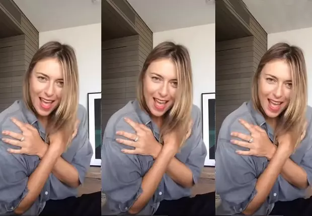 Mufananidzo №1 - Maria Sharapova Famently Kutamba uye Kuimba Mune Clip nyowani pane Hit Spice Vasikana