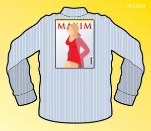 Larawan №1 - Paano tiklop ang shirt gamit ang magazine