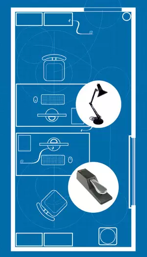 تصویر №2 - کام کی جگہ کے ergonomics کے 5 قواعد