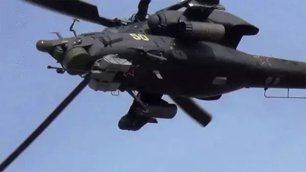 Wie der MI-28NE-Hubschrauber arrangiert ist - fliegende Antitank 133645_5