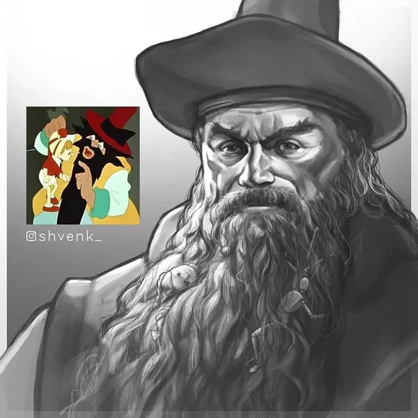 कलाकार वास्तविकता (गॅलरी) च्या शैलीतील सोव्हिएत कार्टूनचे पात्र पुन्हा तयार करते 142728_14