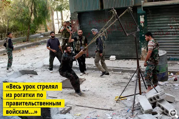 Foto №4 - Mortier onder die beheer van iPad en nog 2 soorte wapens wat deur Siriese rebelle van meisies gemaak is