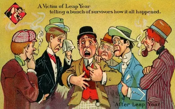 Semi-forgotten European tradition: if a woman makes a man's offer in a leap year, he has no right to refuse 143514_10