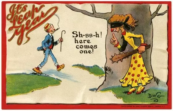 Semi-forgotten European tradition: if a woman makes a man's offer in a leap year, he has no right to refuse 143514_4