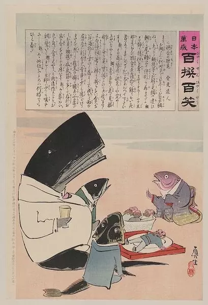 Rus-Japon Savaşı'nın Ruslarında 12 Japon karikatür 145642_3