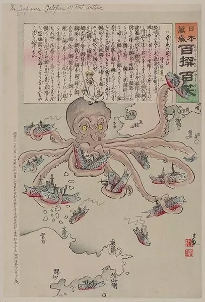 12 Japanesch Cartoons an de Russen vum russeschen-japanesche Krich 145642_8