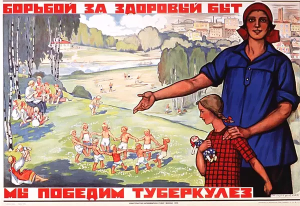 Fisuele medisinen fan 'e USSR: Selected Sovjet Health-posters 146123_18