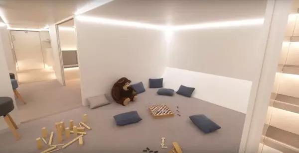 Sleeping Salon Airbus, ähnlich wie sterile reservierte Sitze (Galerie, Video) 14961_5