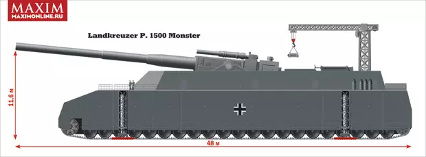 Landkreuzer P. 1500 përbindësh