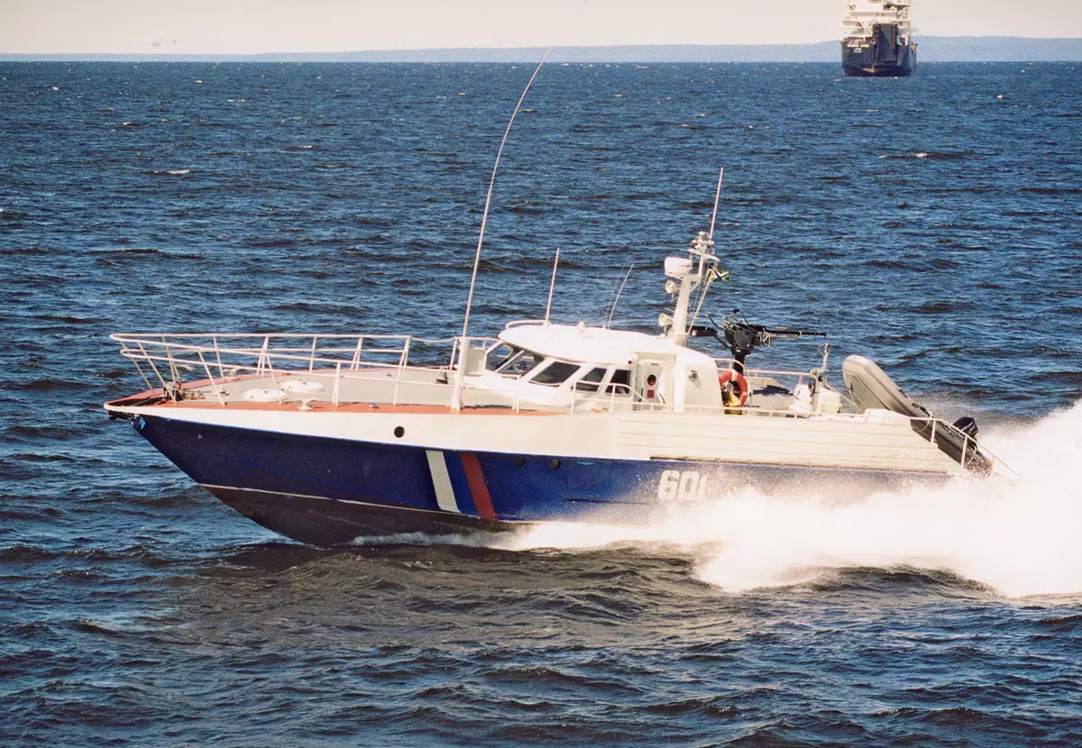 How the mangoste patrol boat is arranged with a rocket installation