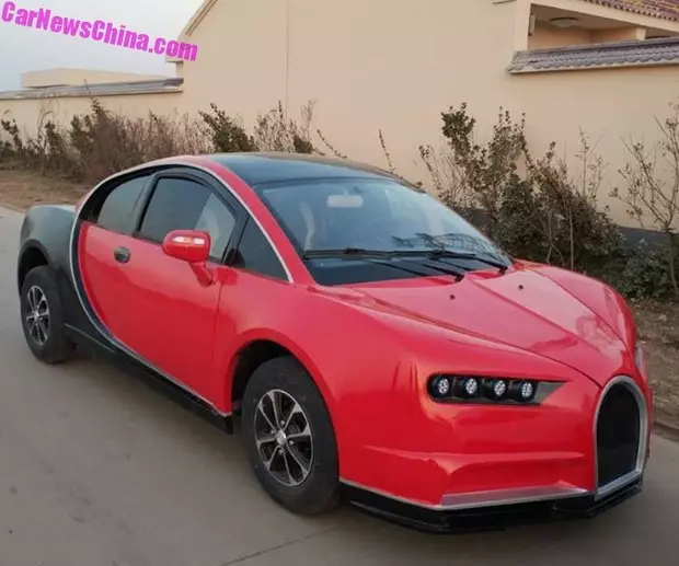 Nọmba Fọto 3 - Ṣaina ṣe ẹda ti Bugatti! Ati pe o le ra ni o kan 300 ẹgbẹrun awọn rubọ!