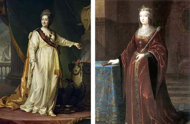 Catherine II និង Isabella Castille