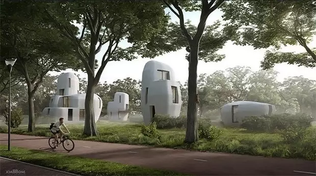 Фото №2 - Како да го направите првиот 3D хотел во светот изгледа? Како село во соседната галаксија!
