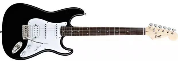 Elektra gitara Squier Kuglo Strat Tremolo HSS RW Black