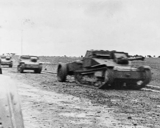 Billede №3 - Operation H. Første tank kamp i den røde hærs historie: T-26 mod italiensk flamme kæledyr