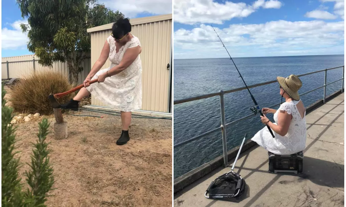 Bruden hade en bröllopsklänning för ett helt år att återhämta sin kostnad