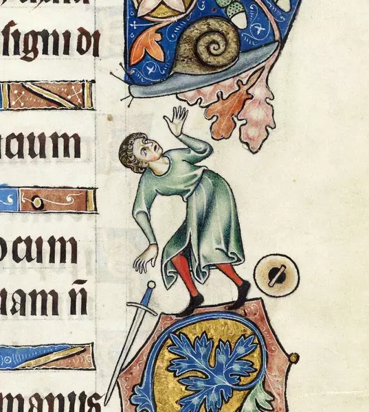 Why on medieval pictures so many knights fighting with snails 29712_13