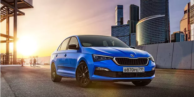 Litrato Number 1 - Mga Damgo Natuman: Sa Russia ang bag-ong Skoda Rapid Debuted