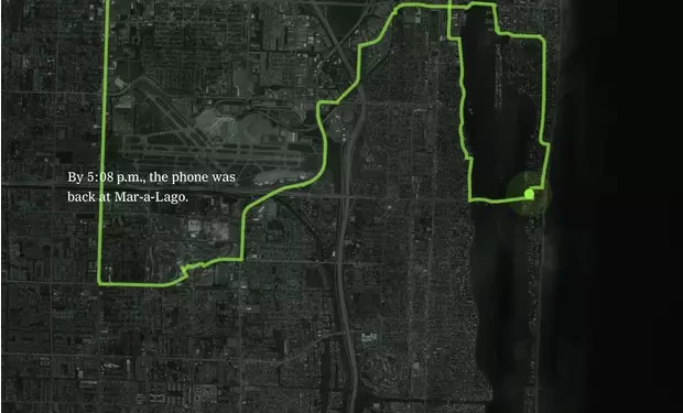 Photo №1 - Newspaper NYT mined the database of cellular signals of subscribers and traced for a tripample