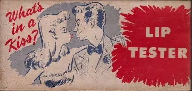 Setšoantšo sa №1 - se hlalositse semelo se hodima lipstick: e leng teko e tloaelehileng ea basali ho tloha ka 1948