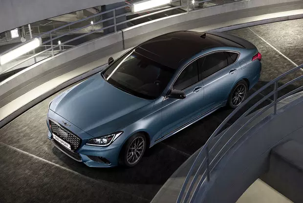 Foto №4 - Sedan Perniagaan Sukan? Dari Korea Selatan? GENESIS G80 SPORT!