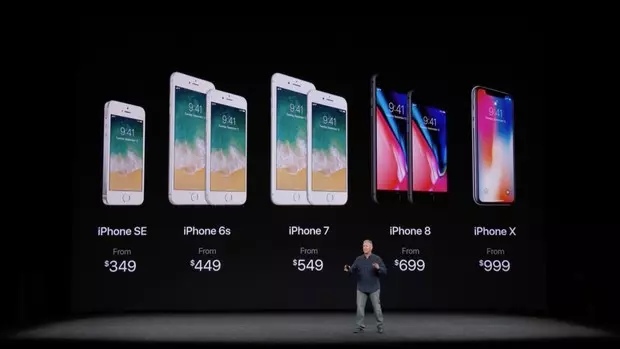 Ang presyo ng bagong iPhone: mula sa $ 999 para sa 64GB. Na-pre-order - Oktubre 27, Simula ng Sales - Nobyembre 3.