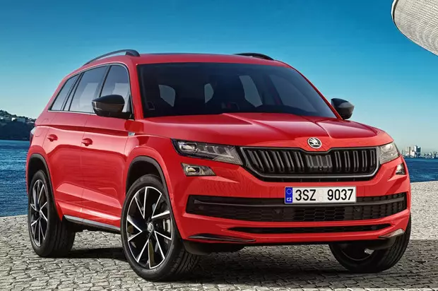 Gambar №1 - Skoda Kodiaq: Memburu dengan beruang