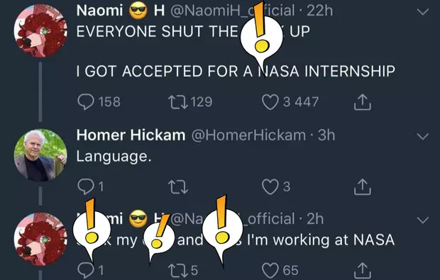 Photo №1 - Amerikansk fikk en internship i NASA, men fortapt henne raskt. Og det var ikke nødvendig å skrive uanstendig tweets!