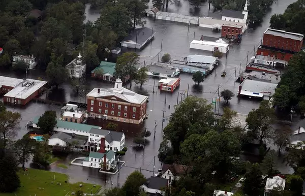 The consequences of the Florence hurricane in the United States, shot from drone (gallery) 45359_11