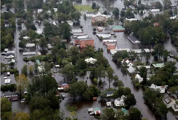 The consequences of the Florence hurricane in the United States, shot from drone (gallery) 45359_14