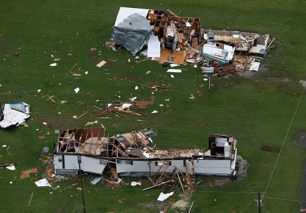 The consequences of the Florence hurricane in the United States, shot from drone (gallery) 45359_16