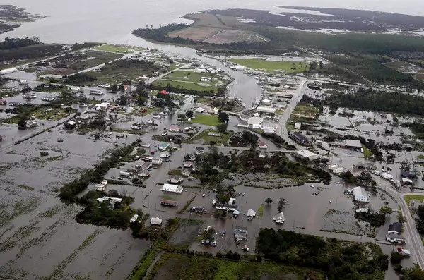 The consequences of the Florence hurricane in the United States, shot from drone (gallery) 45359_17