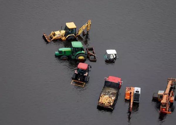 The consequences of the Florence hurricane in the United States, shot from drone (gallery) 45359_19