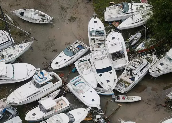 The consequences of the Florence hurricane in the United States, shot from drone (gallery) 45359_3