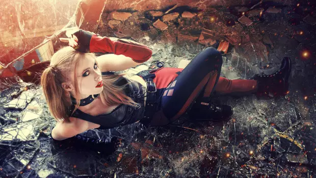 照片10 - 来自“自杀脱离”的自杀Cosplay Harley女王