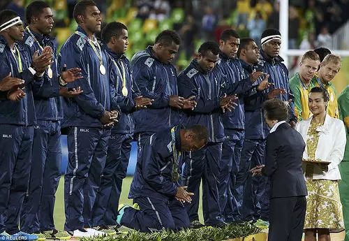 L'équipe des Fidji a remporté six victoires dans les six matchs du tournoi de rugby aux Jeux olympiques de Rio