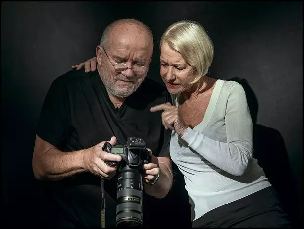 Helen Mirzener op der Set vu Kalenner pirelelli 2017