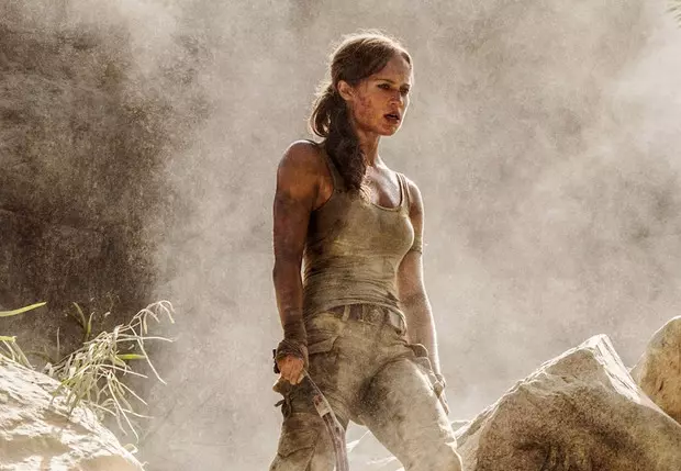 Photo1 լուսանկար - unbridled Alicia Vicander «Lara Croft» նոր հոլովակում: Ռուսերեն: