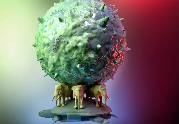 Photo №1 - World Virus! Alt du trenger å vite om virus, siden de opptar 95% av biomassen til vår planet