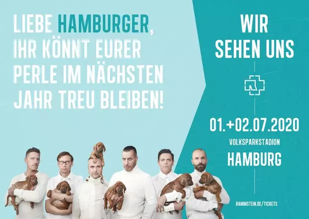 Foto №11 - Rammstein mencatatkan poster ironis ke lawatan konsert mereka