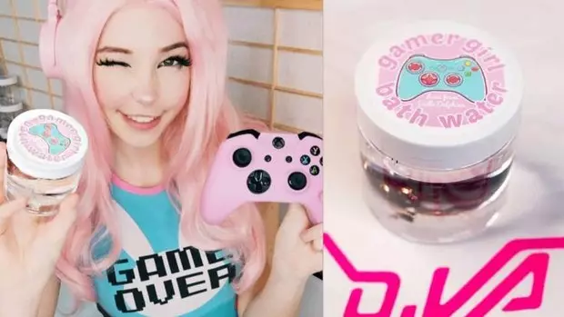 Foto №1 - ke mang ea Belle delphine joalo ka lebaka leo batho ba noang metsi a tsoang ka kamoreng ea hae ea ho hlapela