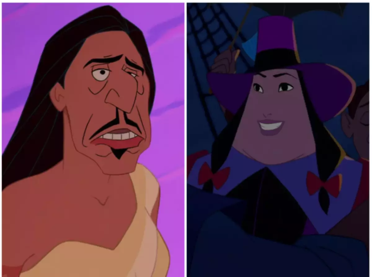 Photo №7 - C'est ce que ressemblent les héros et méchants de Disney, si leurs visages changent de place